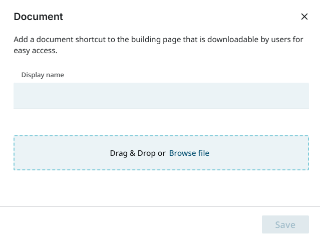 Add Quick Access Links and Documents to Building Services – Portal Support