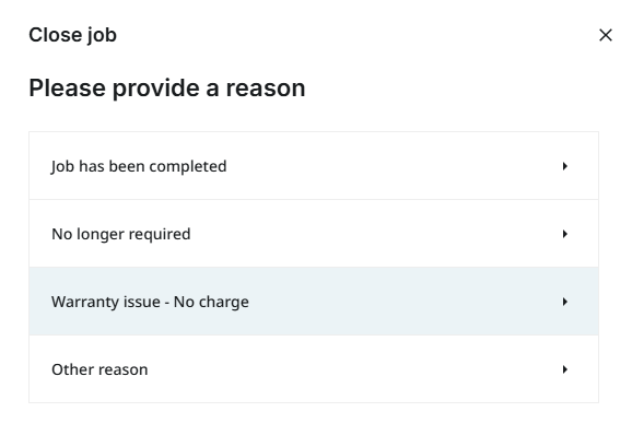 How to Close a Job – Portal Support
